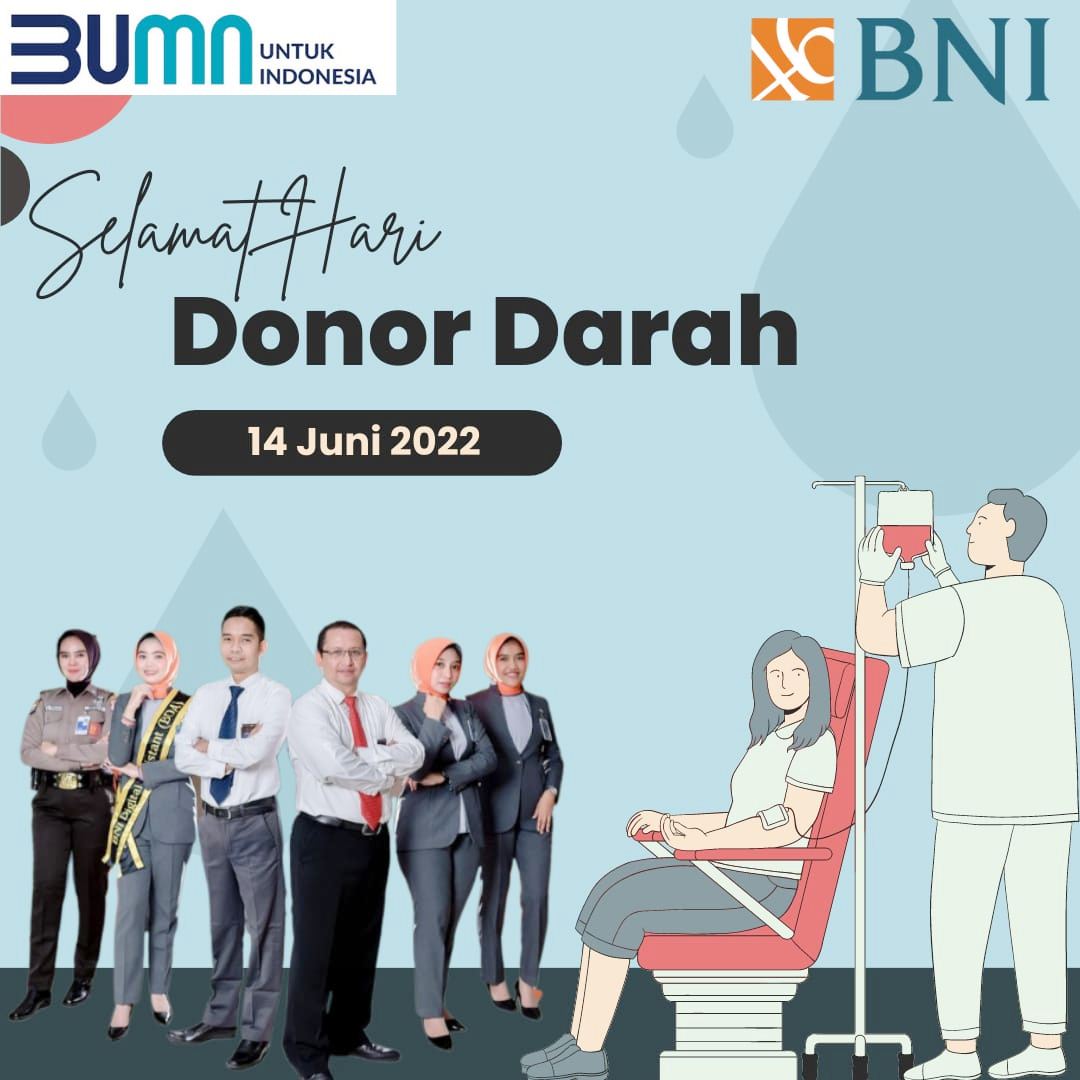 Iklan Donor Darah dari BNI Cabang Tanjung Balai Karimun GERBANGKEPRI.COM